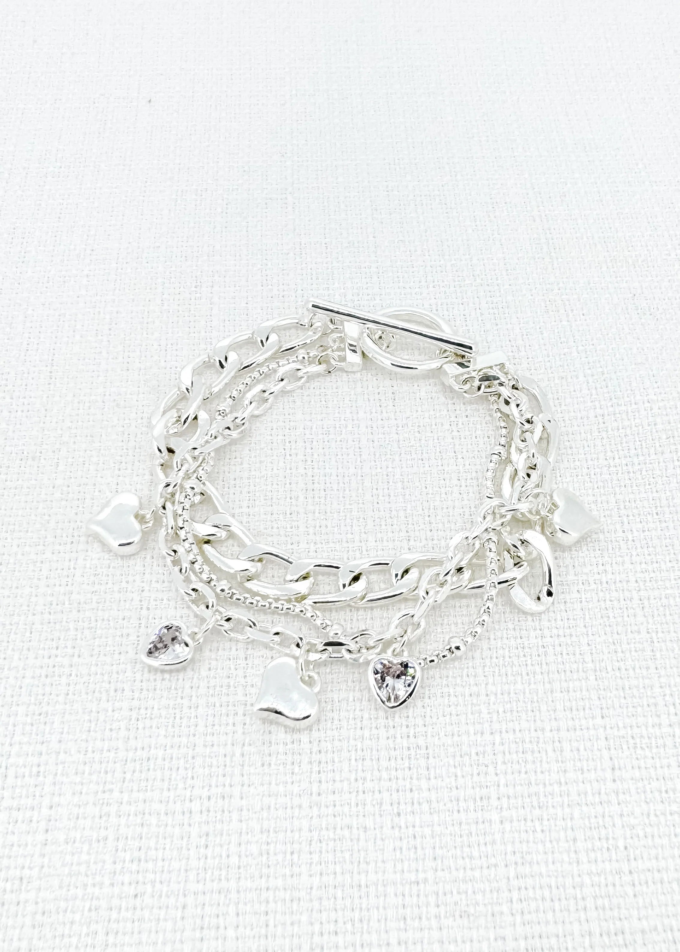 Envy Silver Layer Chain Bracelet