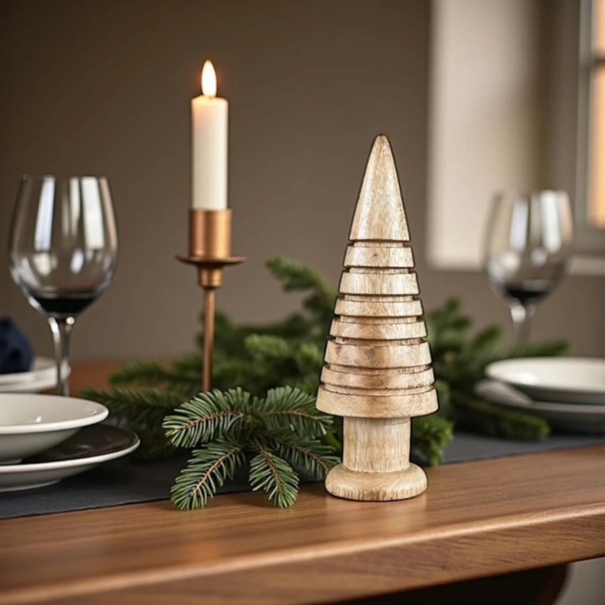 Biggie Best Nordic Etched Wooden Tree/Bodenhams