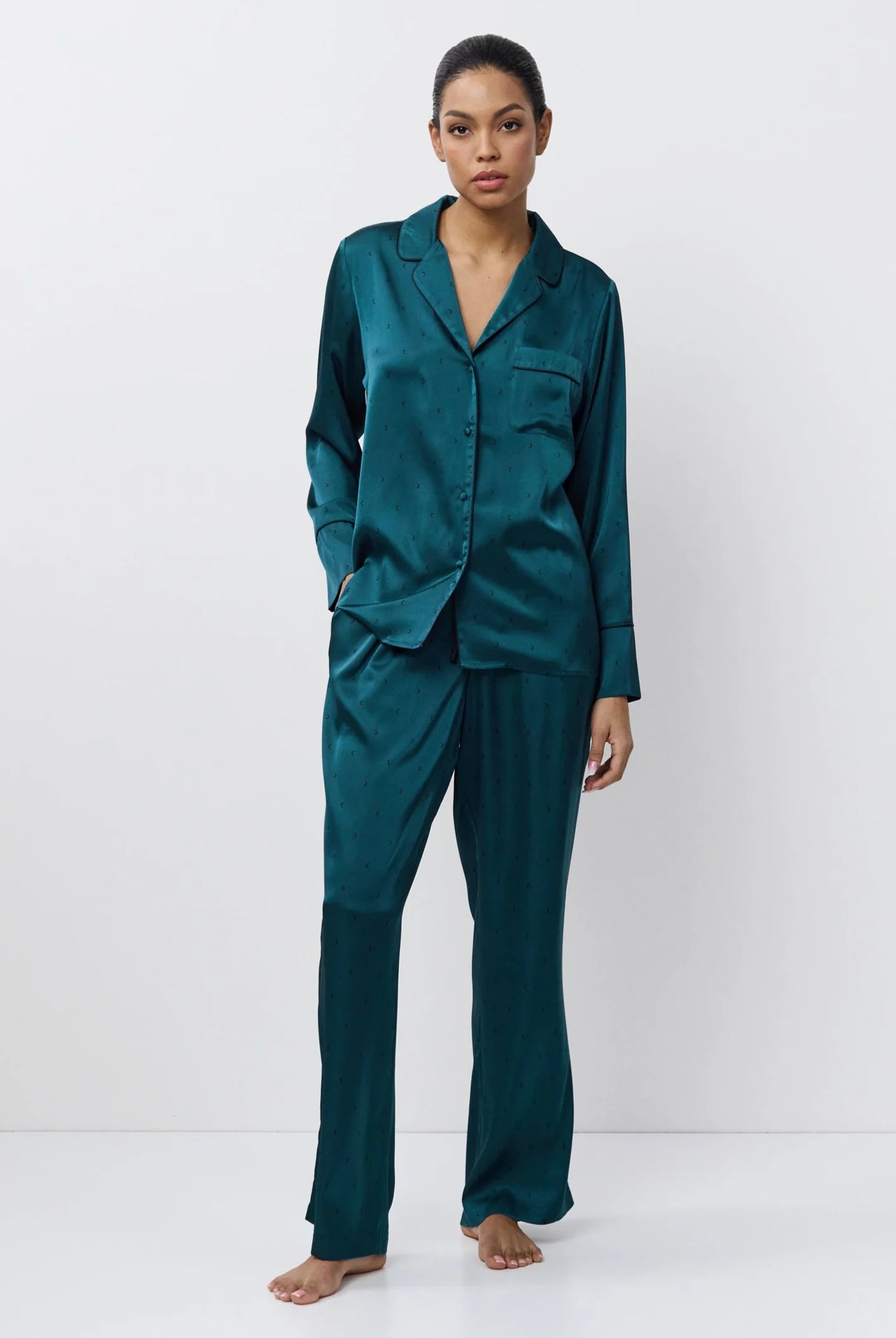 Aruelle Emeralda Long Green Pyjamas