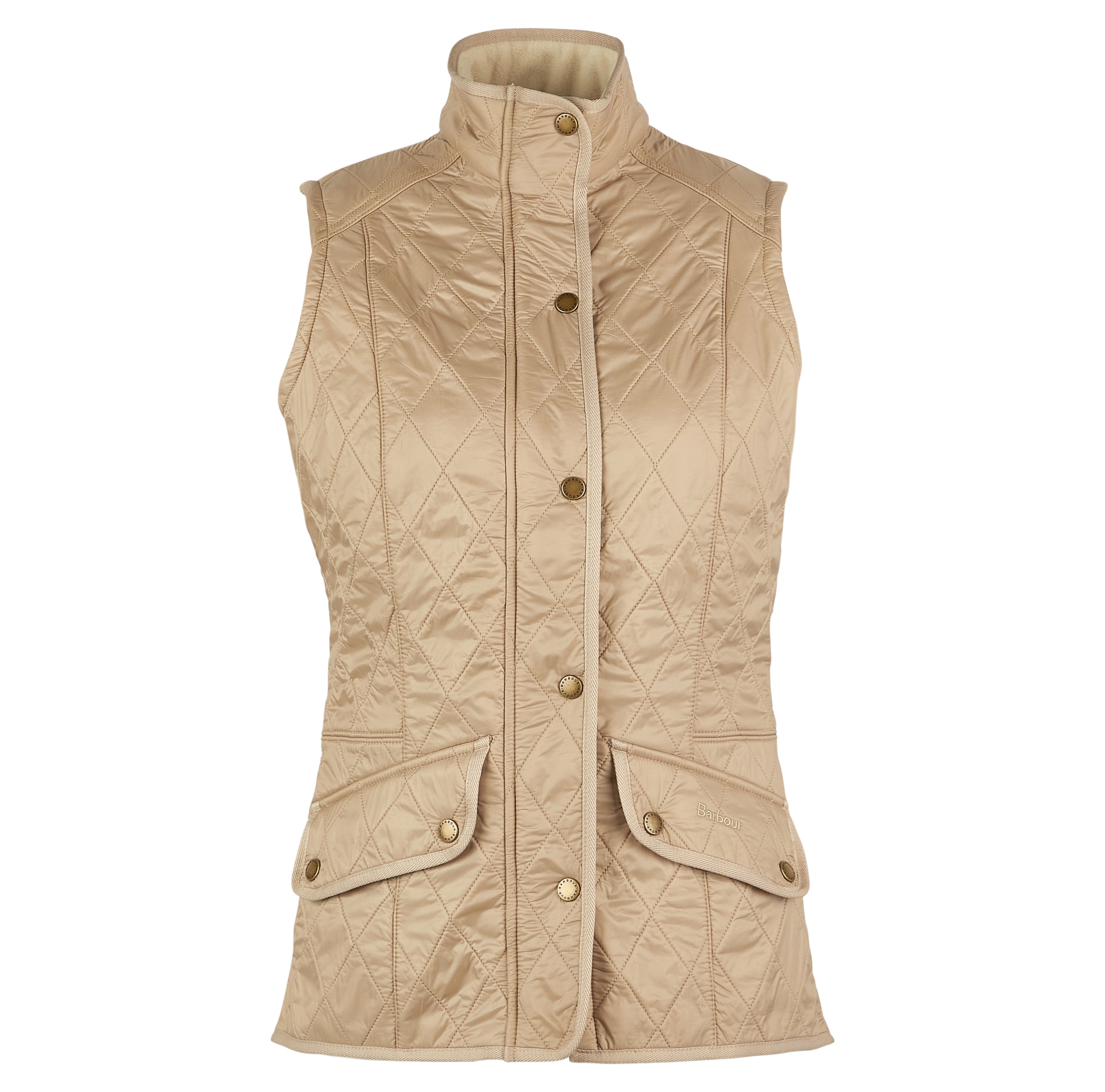 Barbour Cavalry Quilted Gilet - Light Fawn/Bodenhams