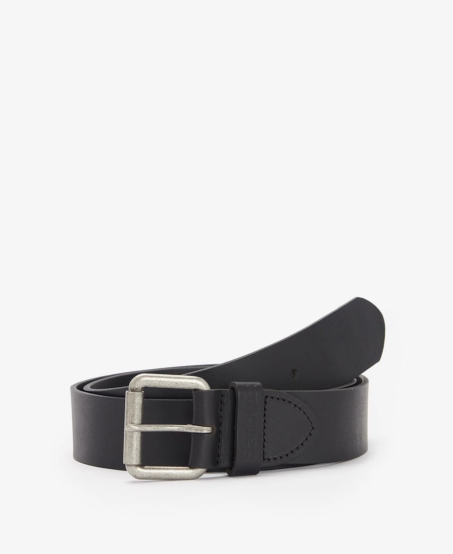 Barbour Allanton Leather Belt - Black/Bodenhams