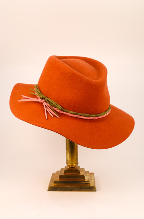 Powder Deborah Wool Terracotta Hat/Bodenhams